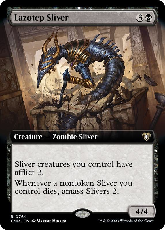 Sliver Gravemother (Extended Art) - Commander Masters - Magic: The ...