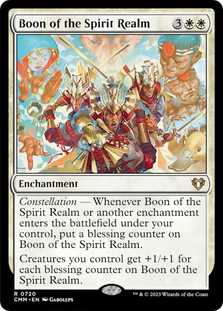 Boon of the Spirit Realm - Commander Masters - Magic: The Gathering ...