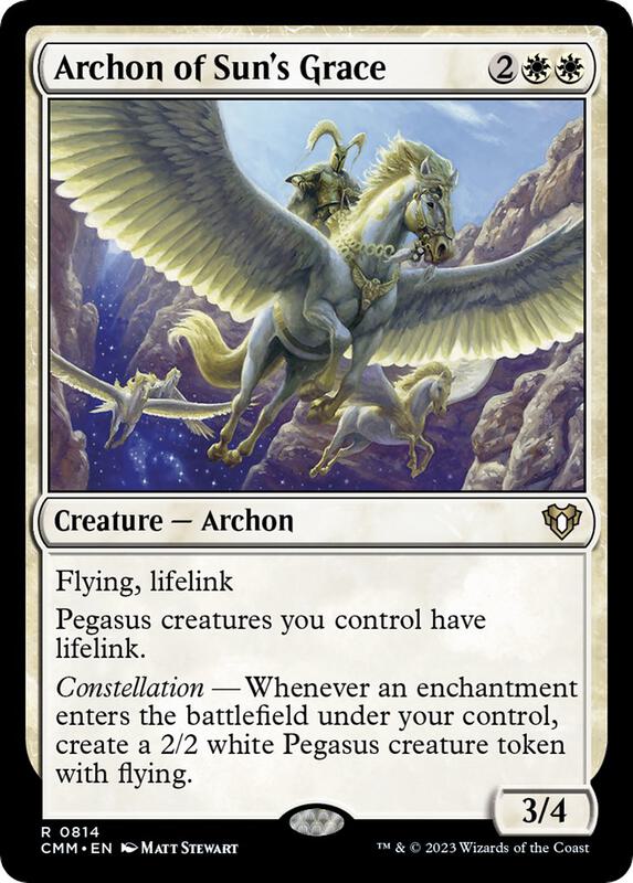 Archon of Sun's Grace - Commander Masters - Magic: The Gathering