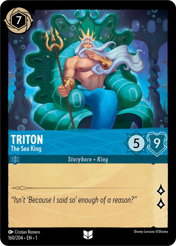 Triton - The Sea King - The First Chapter - Disney Lorcana - TCGplayer.com