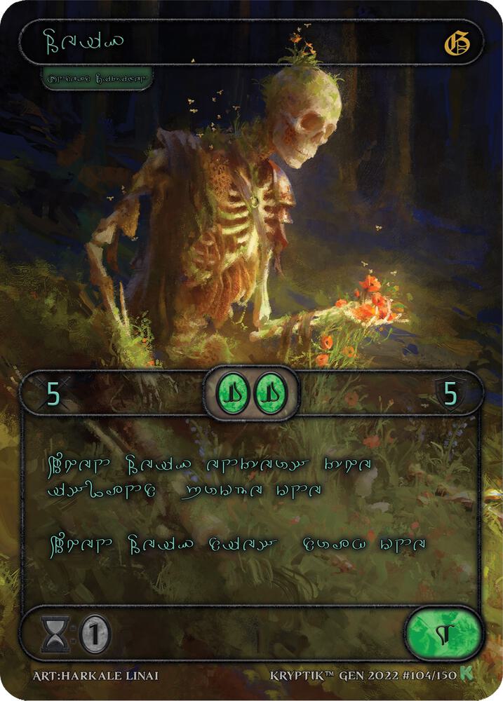 Leif (Green Kryptik Language) - Genesis [Kickstarter] - Kryptik TCG ...
