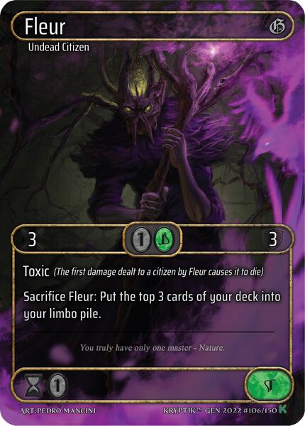 Fleur (Box Topper) - Genesis [Kickstarter] - Kryptik TCG - TCGplayer.com