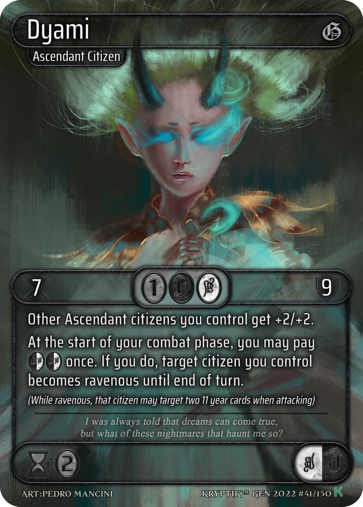 Dyami - Genesis [Kickstarter] - Kryptik TCG