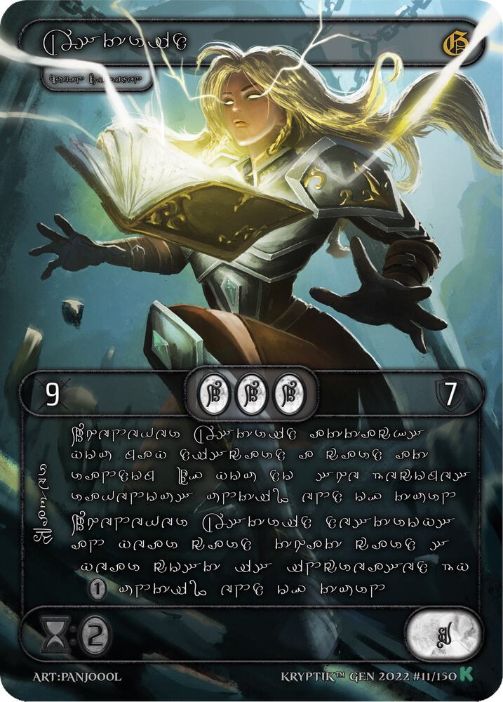 Astrid (Silver Kryptik Language) - Genesis [Kickstarter] - Kryptik TCG ...