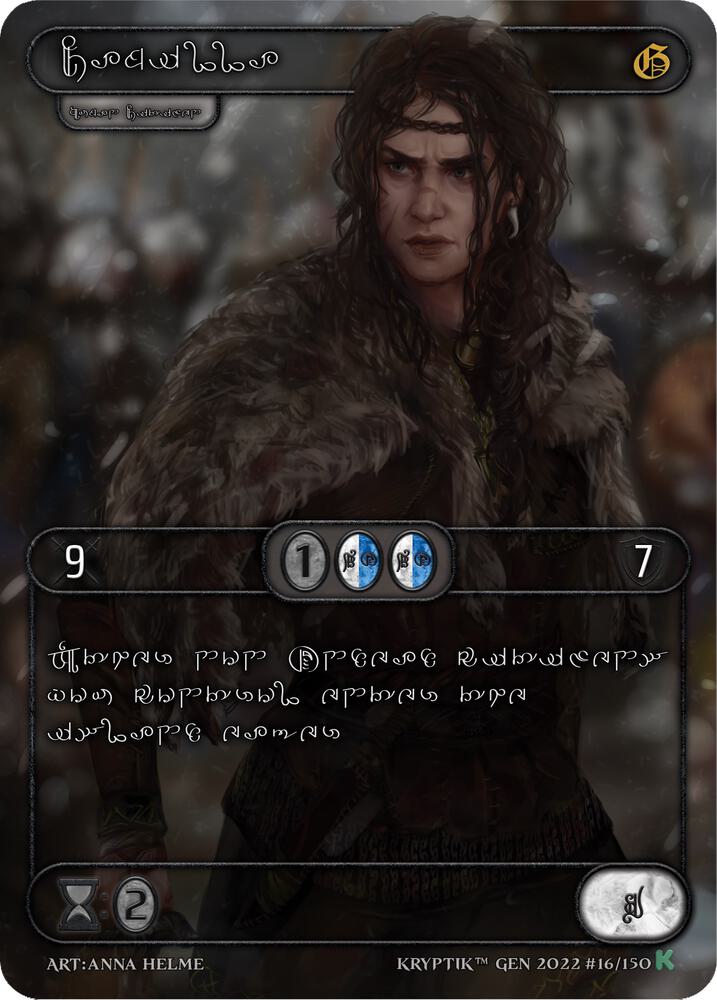 Camilla (Silver Kryptik Language) - Genesis [Kickstarter] - Kryptik TCG ...