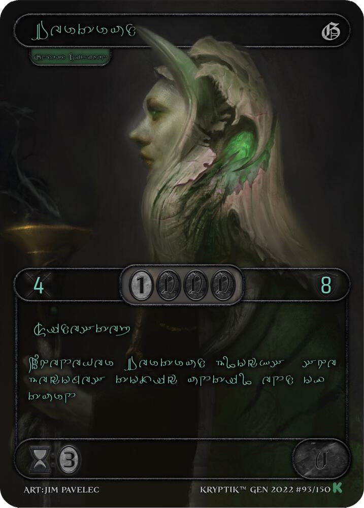Gertrud (Green Kryptik Language) - Genesis [Kickstarter] - Kryptik TCG ...