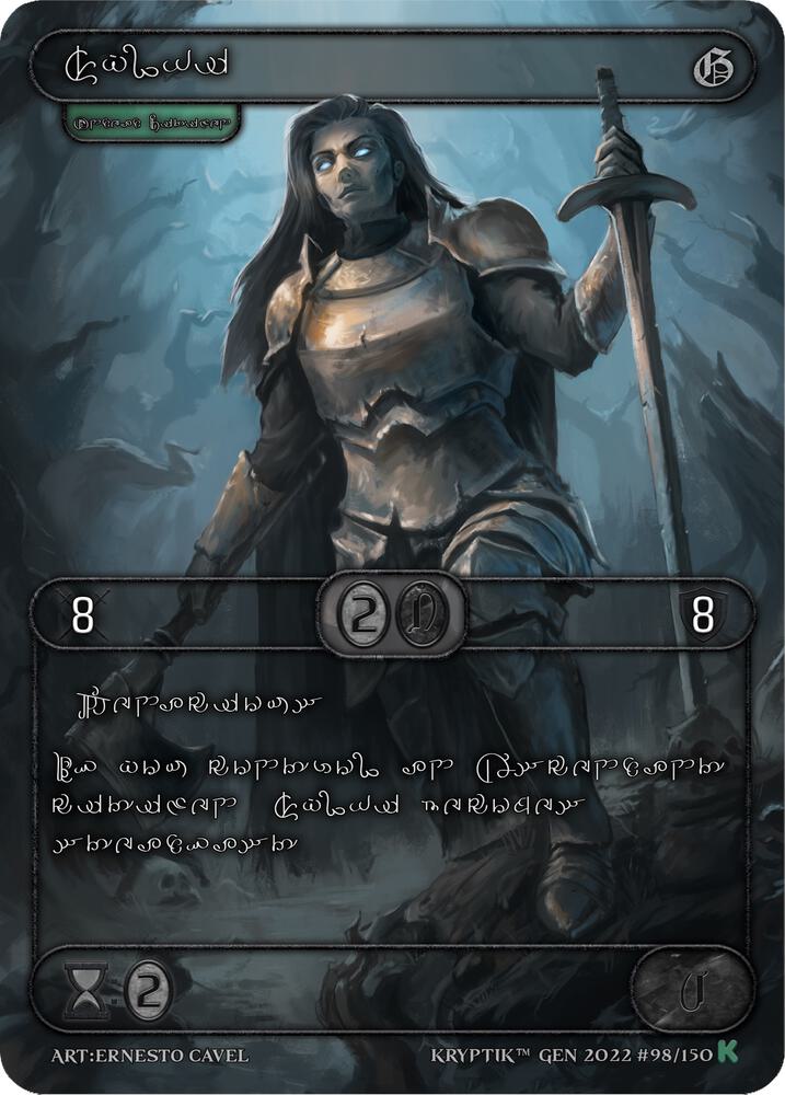 Sylvi (Silver Kryptik Language) - Genesis [Kickstarter] - Kryptik TCG ...
