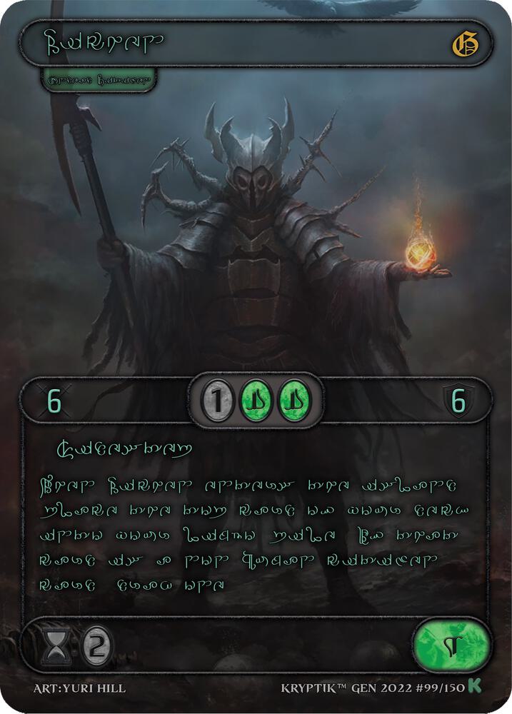 Lichen (Green Kryptik Language) - Genesis [Kickstarter] - Kryptik TCG ...