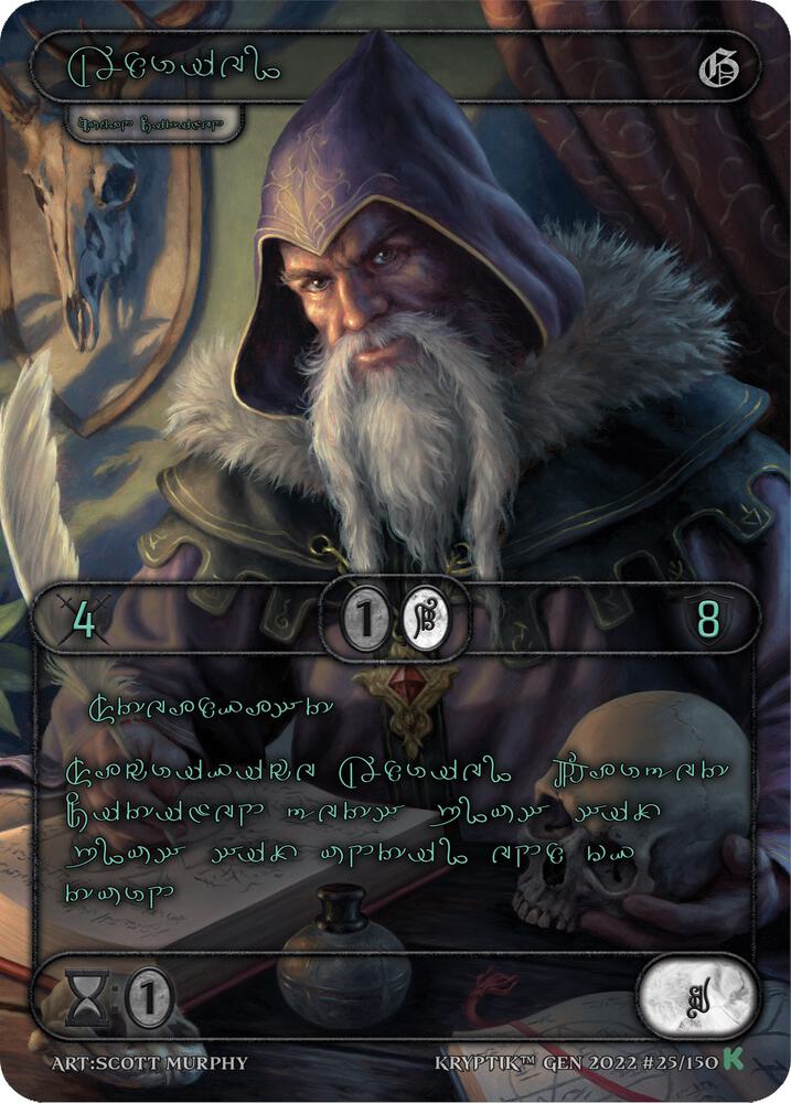 Adriel (Green Kryptik Language) - Genesis [Kickstarter] - Kryptik TCG ...