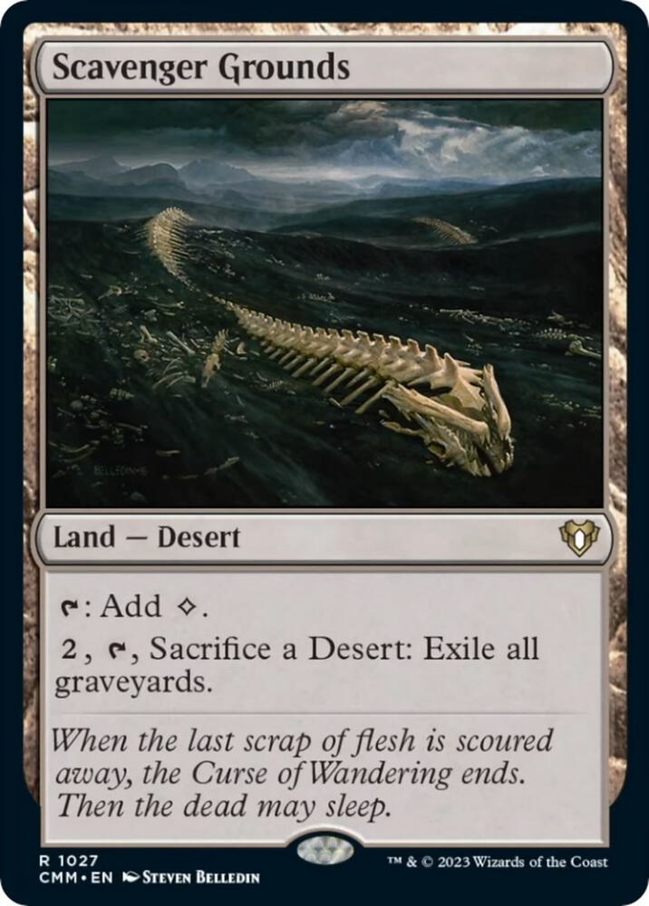 Scavenger Grounds - Commander Masters - Magic: The Gathering ...