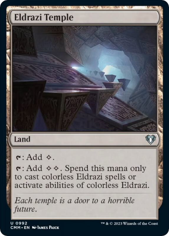 Eldrazi Temple - Commander Masters - Magic: The Gathering - TCGplayer.com