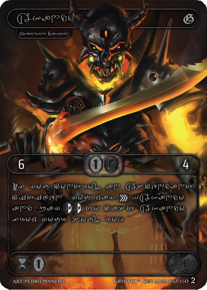 Akando (Silver Kryptik Language) - Genesis [Wave 2] - Kryptik TCG ...