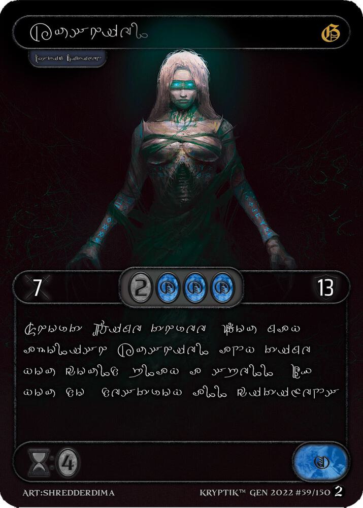 Kushiel (Silver Kryptik Language) - Genesis [Wave 2] - Kryptik TCG ...