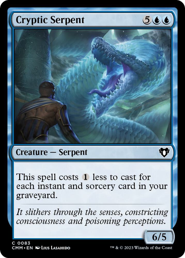 Cryptic Serpent - Commander Masters - Magic: The Gathering - TCGplayer.com