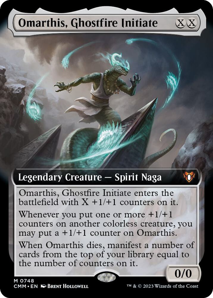 Omarthis, Ghostfire Initiate (Extended Art) - Commander Masters - Magic ...