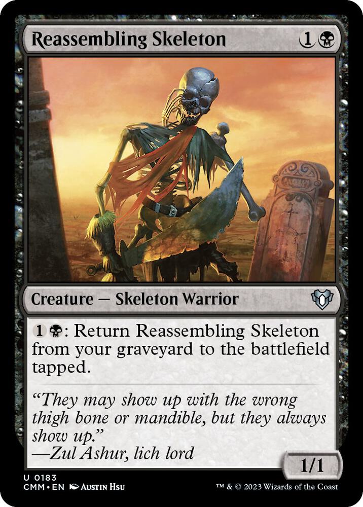 Reassembling Skeleton - Commander Masters - Magic: The Gathering ...