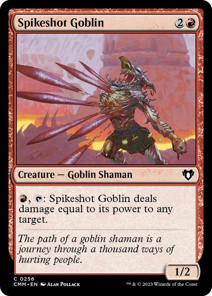 Spikeshot Goblin - Commander Masters - Magic: The Gathering - TCGplayer.com