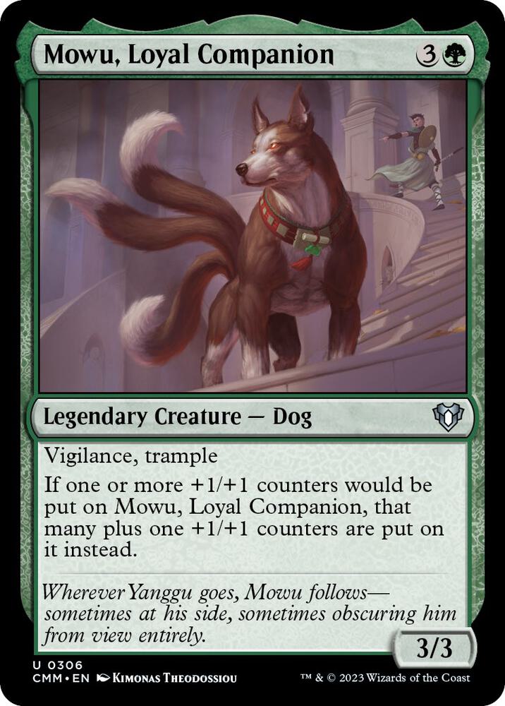 Mowu, Loyal Companion - Commander Masters - Magic: The Gathering ...
