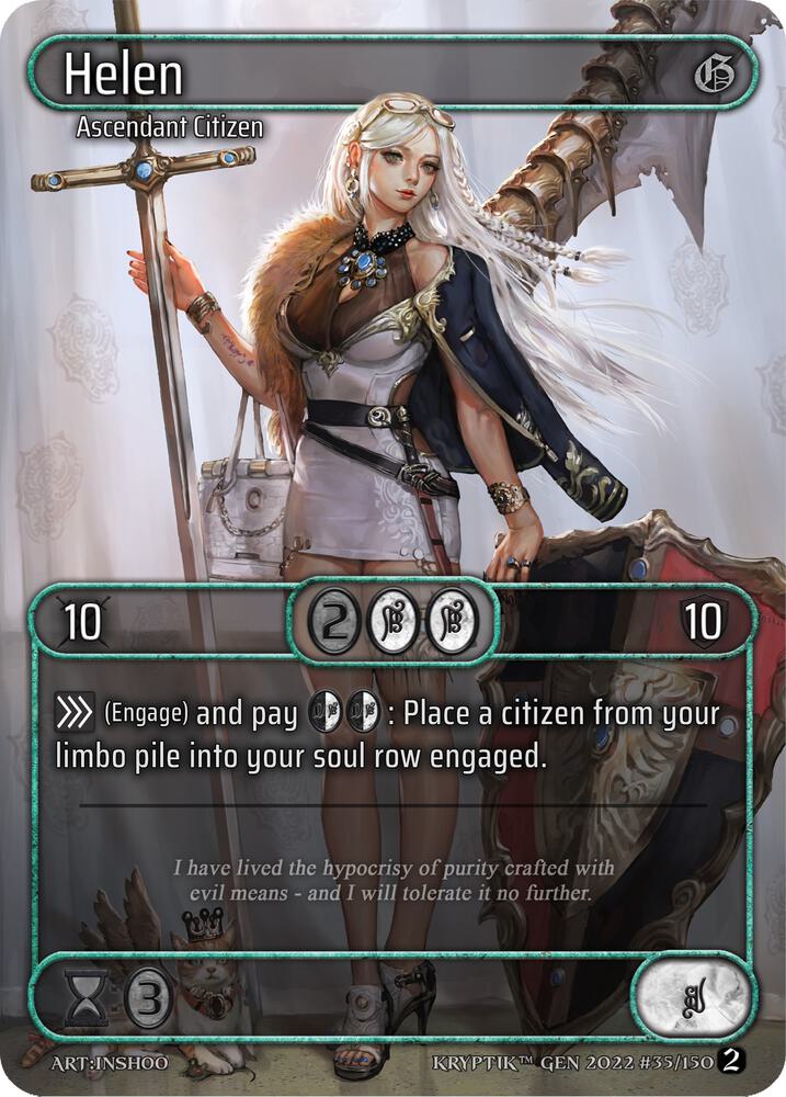 Helen (Box Topper) - Genesis [Wave 2] - Kryptik TCG - TCGplayer.com