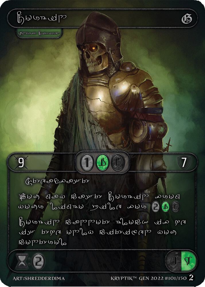 Corbin (Silver Kryptik Language) - Genesis [Wave 2] - Kryptik TCG ...
