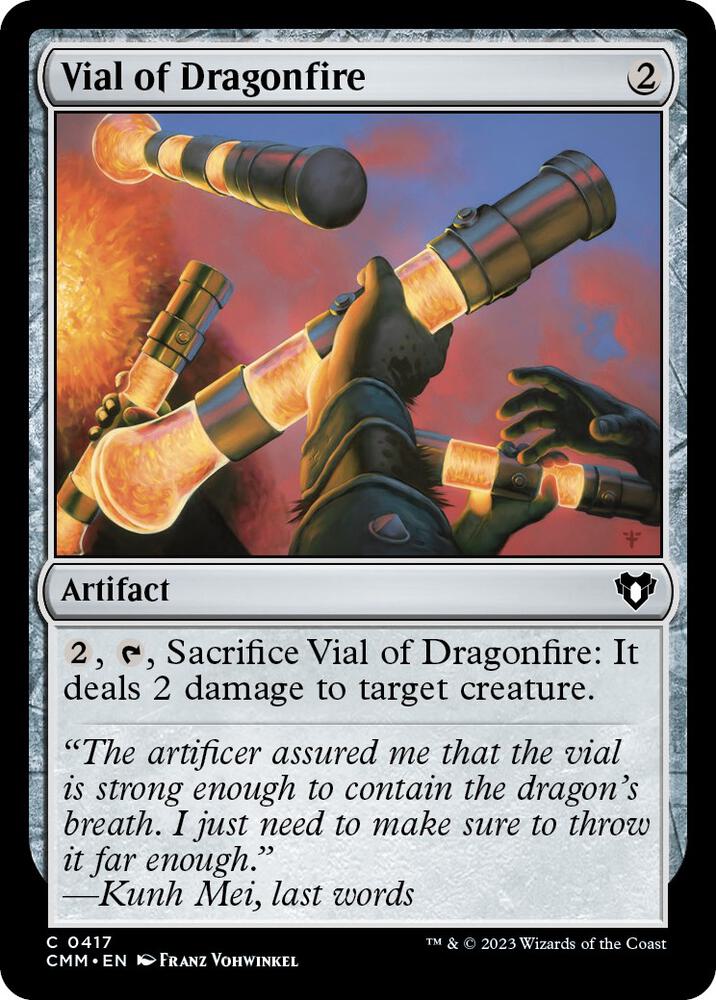 Vial of Dragonfire - Commander Masters - Magic: The Gathering