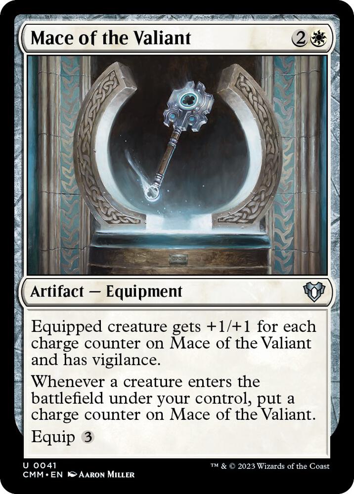 Mace of the Valiant - Commander Masters - Magic: The Gathering ...