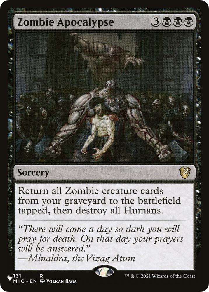 Zombie Apocalypse - The List Reprints - Magic: The Gathering - TCGplayer.com