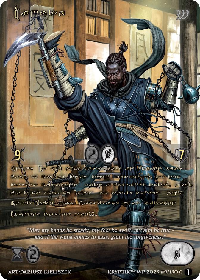 Manute (Gold Kryptik Language) - Wicked Prophecy [Wave 1] - Kryptik TCG ...