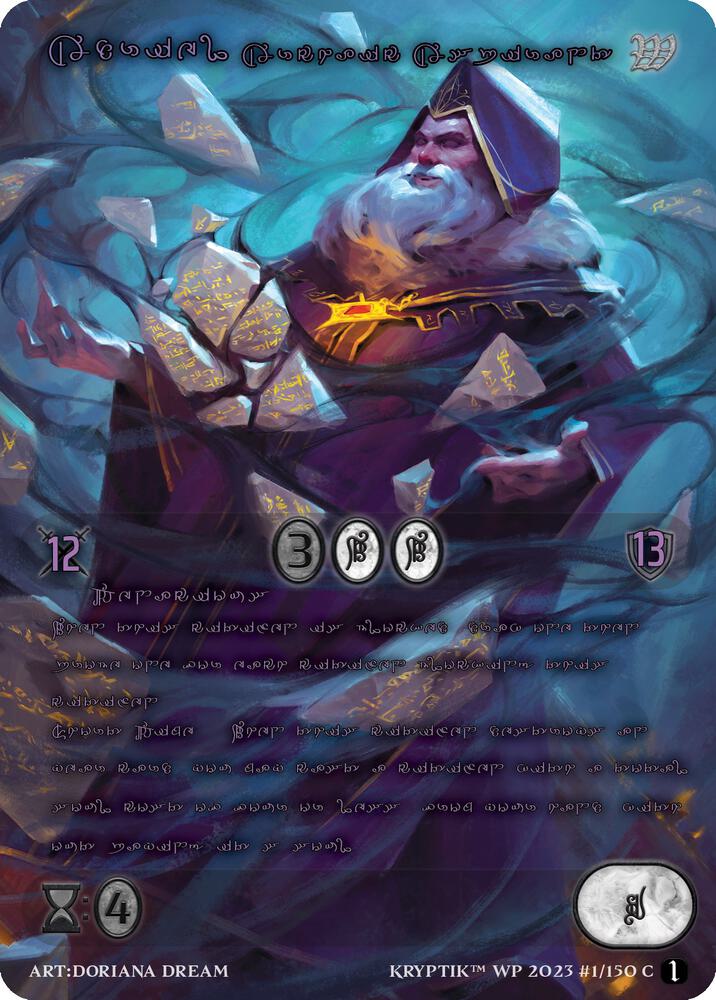 Adriel, Archaic Aspirant (Purple Kryptik Language) - Wicked Prophecy ...