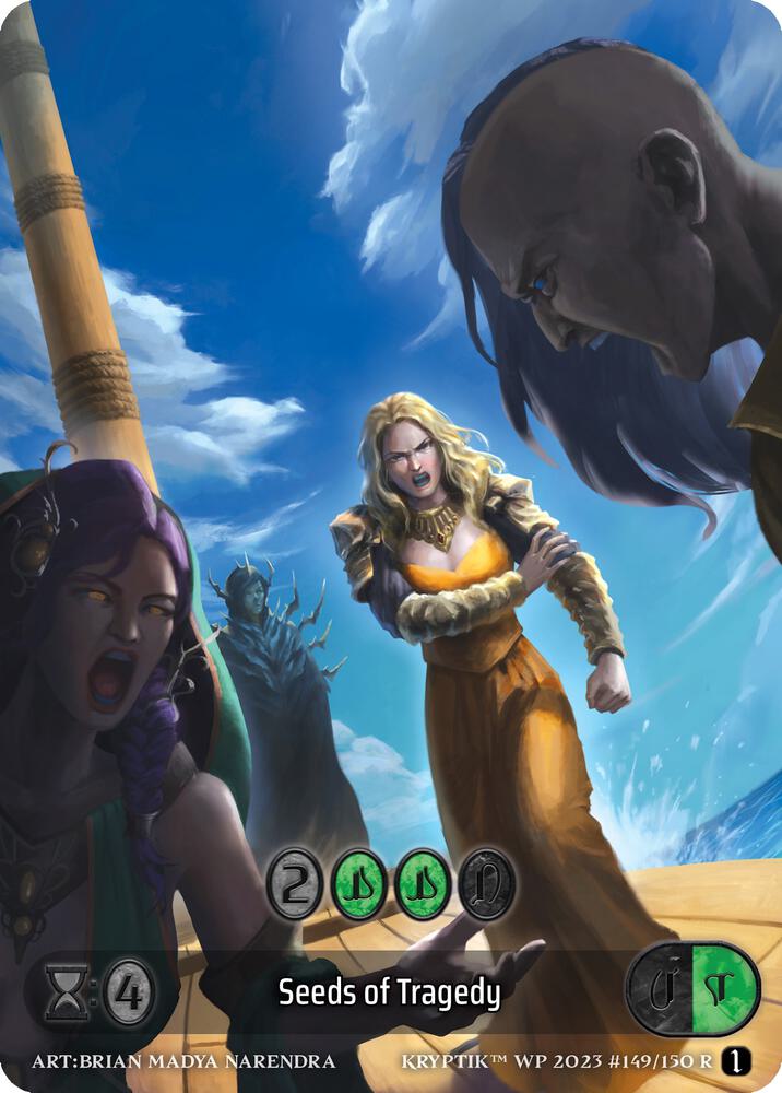 Seeds of Tragedy (Box Topper) - Wicked Prophecy [Wave 1] - Kryptik TCG