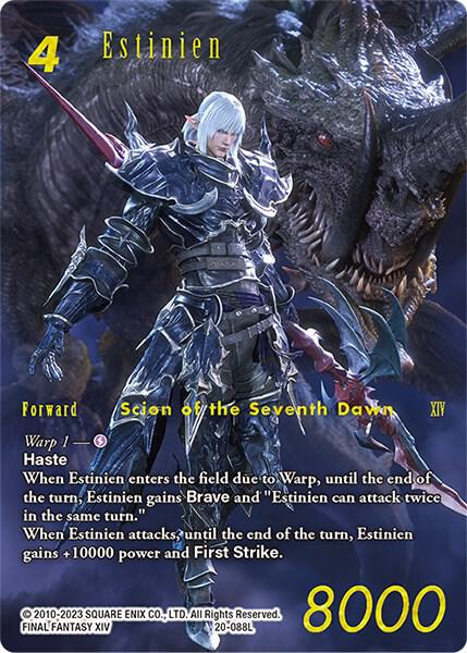 Estinien (Full Art) - Dawn of Heroes - Final Fantasy TCG - TCGplayer.com
