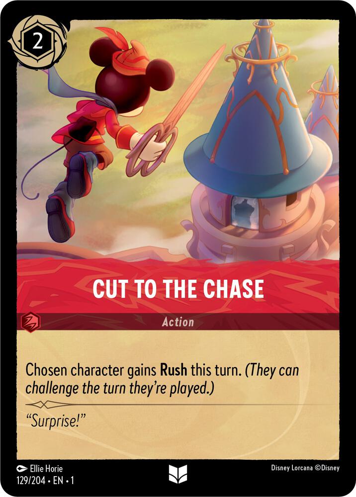 Cut to the Chase - The First Chapter - Disney Lorcana - TCGplayer.com