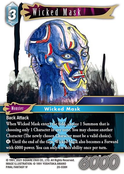 Wicked Mask - Dawn of Heroes - Final Fantasy TCG - TCGplayer.com