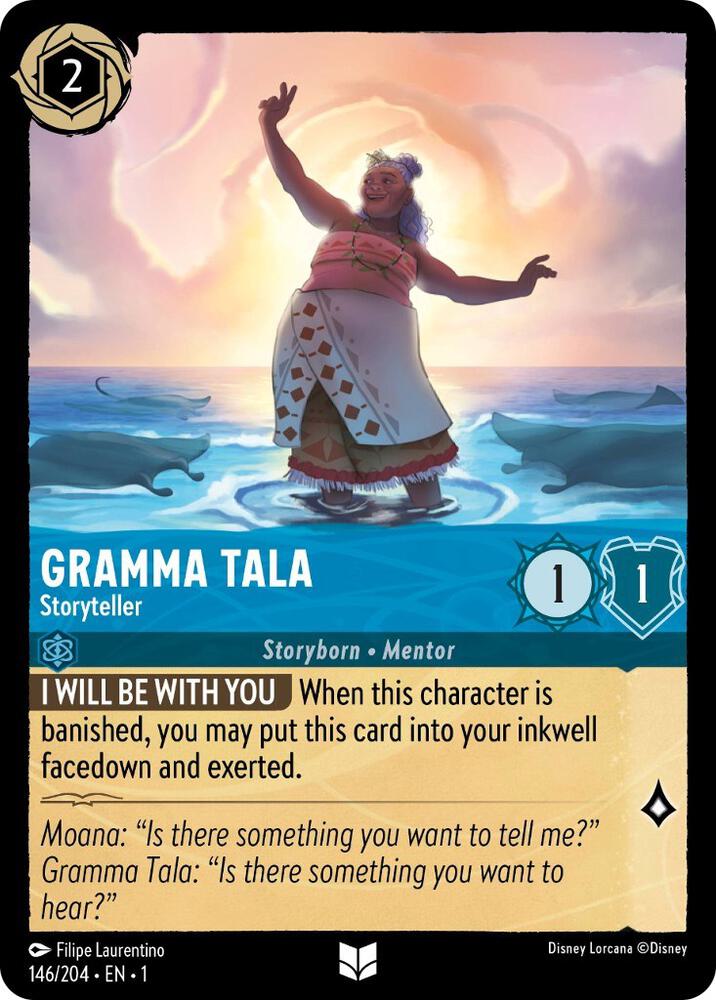 Gramma Tala - Storyteller - The First Chapter - Disney Lorcana ...