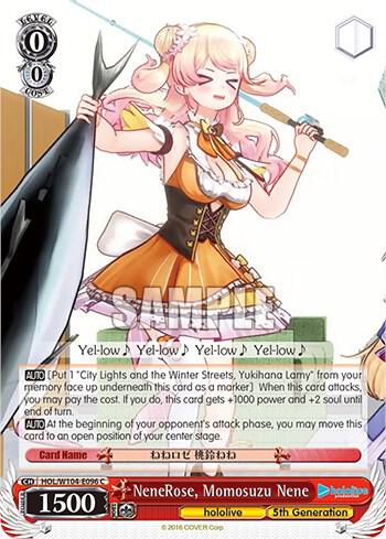 NeneRose, Momosuzu Nene - hololive production Vol.2 - Weiss Schwarz