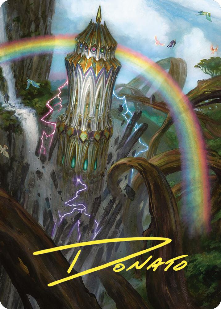 Command Tower Art Card (Gold-Stamped Signature) - Art Series: Commander ...