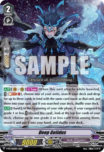Deep Gelidus - V Promo Cards - Cardfight Vanguard