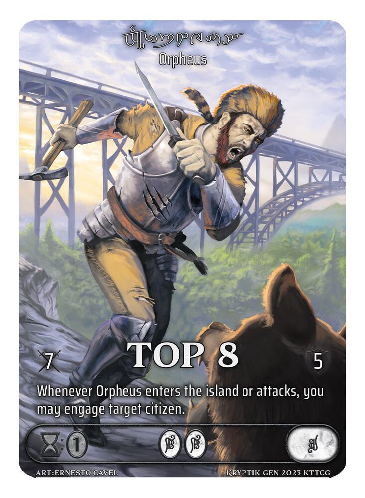 Orpheus - Top 8 - Kryptik Promos - Kryptik TCG - TCGplayer.com