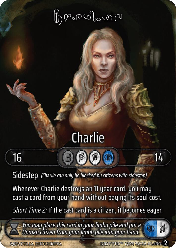 Charlie (Wave 2 Prize Support Cards) - Kryptik Promos - Kryptik TCG ...