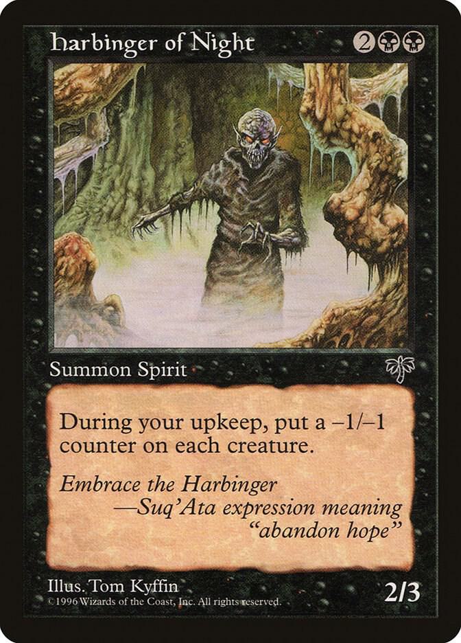 Harbinger of Night - Mirage - Magic: The Gathering - TCGplayer.com