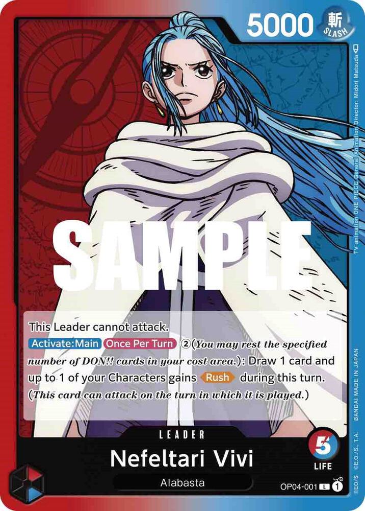 Nefeltari Vivi (001) - Kingdoms of Intrigue - One Piece Card Game - TCGplayer.com
