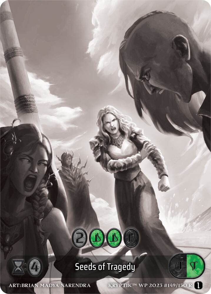 Seeds of Tragedy (Box Topper) - Wicked Prophecy [Wave 1] (eBay Gen Con Exclusive) - Kryptik TCG