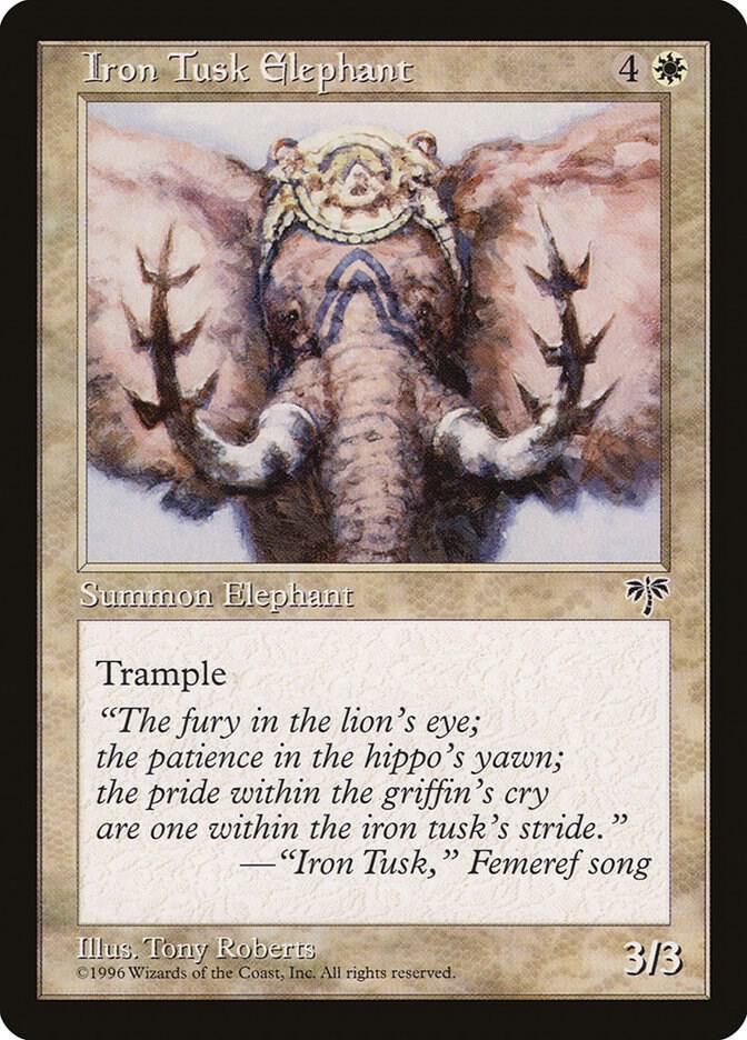 Bull Elephant - Visions - Magic: The Gathering - TCGplayer.com