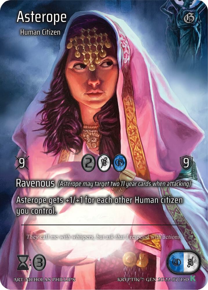 Asterope (Full Art) - Genesis [Kickstarter] - Kryptik TCG - TCGplayer.com