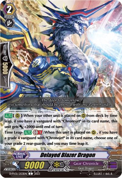 Delayed Blazer Dragon - D-PV01: History Collection - Cardfight Vanguard - TCGplayer.com