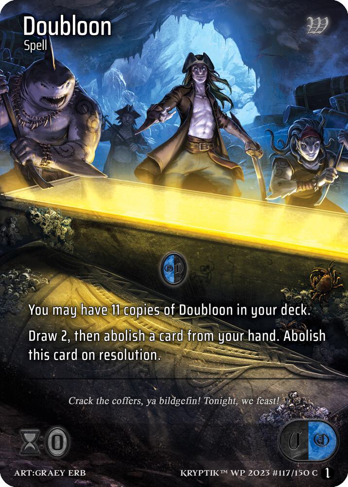 Doubloon (Cosmo Foil) - Wicked Prophecy [Wave 1] - Kryptik TCG ...