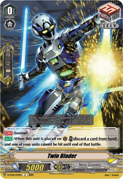 Twin Blader - D-PV01: History Collection - Cardfight Vanguard