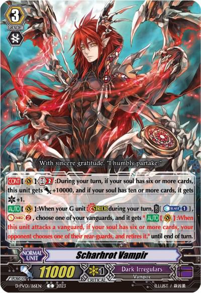 Scharhrot Vampir - D-PV01: History Collection - Cardfight Vanguard