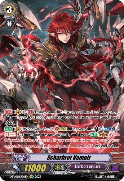 Scharhrot Vampir (SP) - D-PV01: History Collection - Cardfight Vanguard - TCGplayer.com