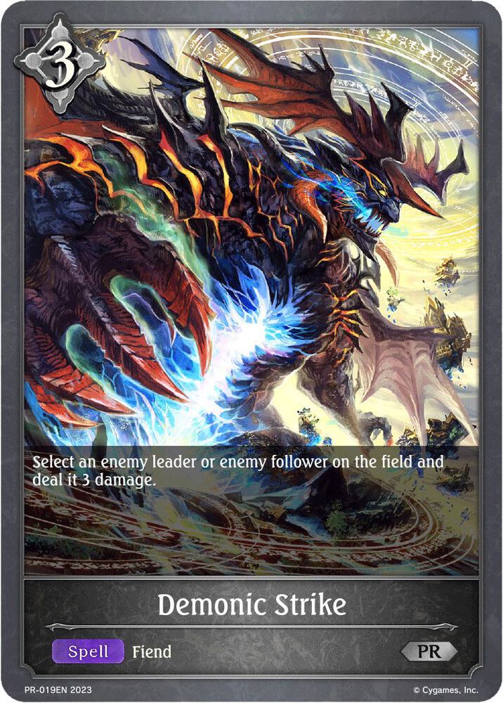Demonic Strike - Shadowverse: Evolve Promo Cards - Shadowverse: Evolve ...